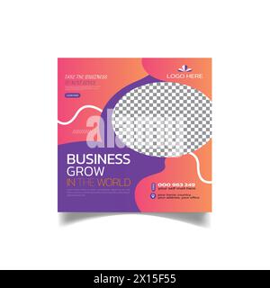 Digital marketing agency social media post design and web banner ...