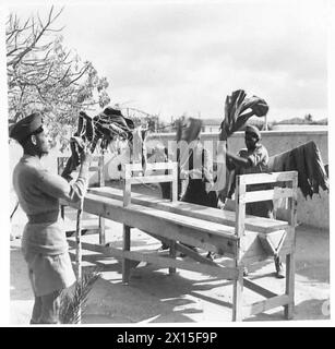 British Army personnel conduct washing and hygiene routines in the ...