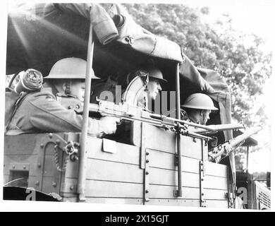 THE EYES AND EARS OF THE ARMY - Men of an infantry platoon of the Recce ...