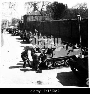 Routine Training - Bren carrier maintenance , British Army Stock Photo ...