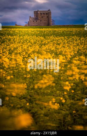 inchdrewer castle banff Scotland Stock Photo - Alamy