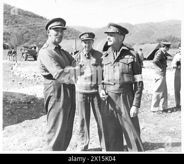 EIGHTH ARMY'S CONTRIBUTION TO THE RED CROSS FUND - General Leese and ...