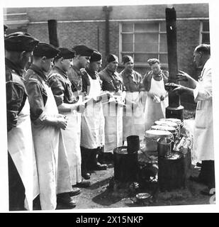 ARMY COOKING EQUIPMENT - Improvised field butchery British Army Stock ...