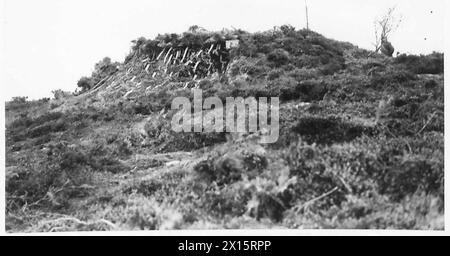 CAMOUFLAGED STRONG POINTS - Manned by 2nd Corps British Army Stock ...