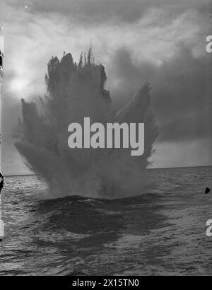 A Depth Charge Exploding Stock Photo - Alamy