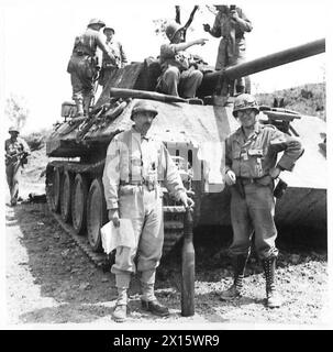 ADVANCE OF THE FRENCH FORCES ON S. GIOVANNI - A German Mk. VI Tiger ...