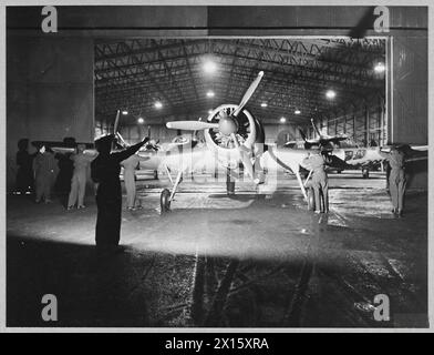 WAAF flight mechanics work on a Miles Master aircraft at a Scottish ...