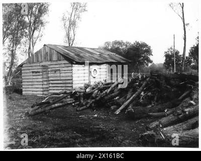 Camouflaged strong points were manned by the British Army 11th Corps ...