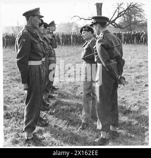 General Montgomery speaks with Lieutenant Colonel G. Pritchett, A.D.O.S ...