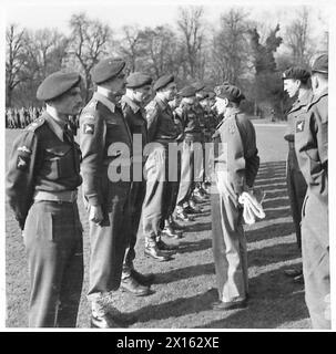GENERAL MONTGOMERY INSPECTS ALLIED TROOPS - C-in-C talking to Lord ...