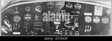 SPERRY PANEL IN "CATALINA" AIRCRAFT - Interior of a Catalina cockpit ...
