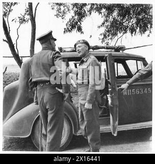 GENERAL ANDERSON GOC FIRST ARMY VISIT ARMOURED UNITS IN HIS COMMAND AT ...