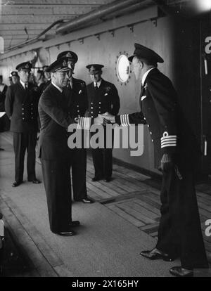 On 24 May 1944, the King inspected Royal Navy and RAF personnel aboard ...