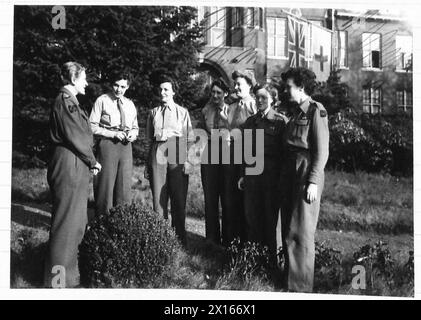 FRONT LINE NURSES. - Sister Ann Swinton, the Sister-in-Charge British ...