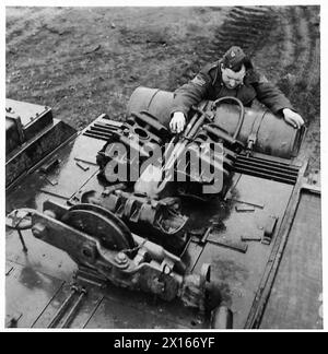 The Experimental Tank Recovery Section at Aborfield uses drawbar gear ...