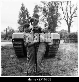 EXPERIMENTAL TANK RECOVERY SECTION ABORFIELD - Cockpit of a Churchill ...