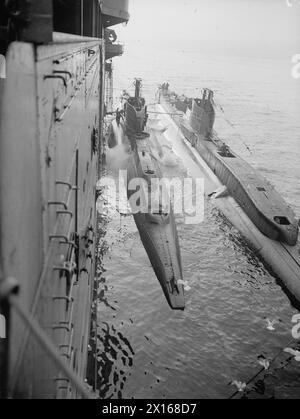 ON BOARD A DEPOT SHIP OF THE ROYAL NAVY. 16 AND 17 AUGUST 1943, IN HMS ...