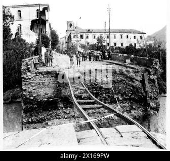 INVASION OF ITALY : FIFTH ARMY BRIDGE BUILDING AT BATTIPAGLIA - The ...
