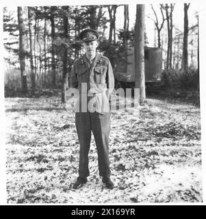 Lieutenant-General Sir Myles Christopher Dempsey with Major R ...