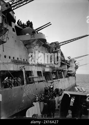 THE SINKING OF HMS ARK ROYAL. 13 NOVEMBER 1941, ON BOARD AN ESCORTING ...