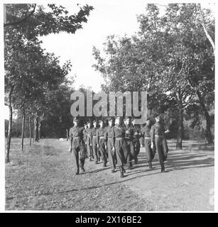 CADETS AFFILIATED TO HOME GUARD - A party of cadets being given ...