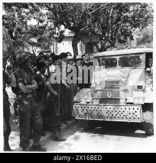 FRENCH CHAD FORCES ENTER KAIROUAN - Troops of the Chad Force driving ...