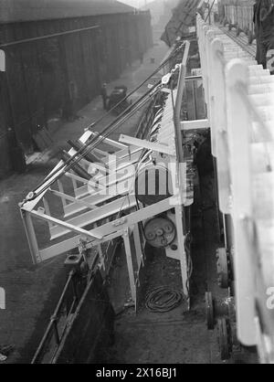 DEPTH CHARGE FLOTATION RACKS. 7 NOVEMBER 1943, GLASGOW. - View of depth ...