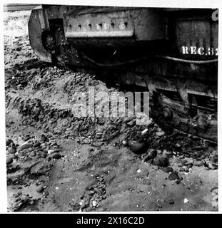 EXPERIMENTS IN TANK RECOVERY - Sand Dunes and beach. The beach is blue ...