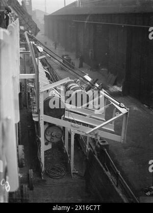 On 7 November 1943 in Glasgow, a set of depth charge flotation racks ...