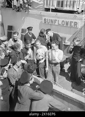BRITISH ESCORT SHIPS HOME AFTER ANTI-U-BOAT TRIUMPHS. 29 MAY 1943 ...