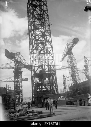 TYPES OF CRANES USED IN BRITISH DOCKYARDS. 12 JULY 1943, MESSRS CAMMEL ...