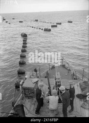 In September 1940 at Plymouth, British ships were protected in port by ...