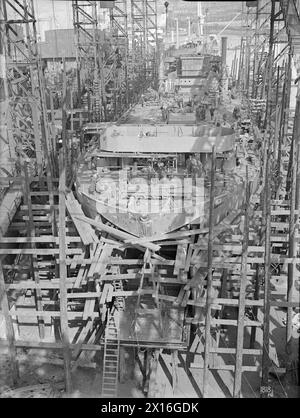 On 24-25 August 1944, transport ferries are under construction at Swan ...