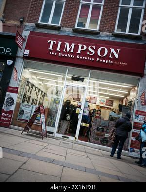 Key cutting business in street a timpsons franchise Stock Photo - Alamy