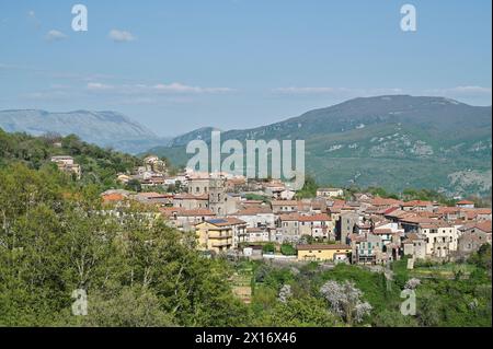 Stio Landscape, a serene haven in Cilento National Park, Italy. Rich ...