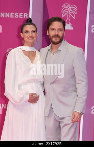 CANNES, FRANCE - APRIL 07: Felicitas Rombold and Daniel Brühl attend ...
