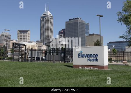 Indianapolis - April 13, 2024: Elevance Health world headquarters ...