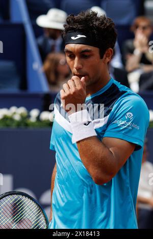 Daniel Rincon of Spain during his match against Benjamin Bonzi of ...