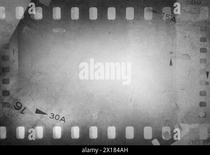 Film negatives frames grey background Stock Photo - Alamy