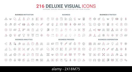 Process flowchart line icons collection. Diagram, Workflow, Sequence, Flow, Chart, Mapping ...