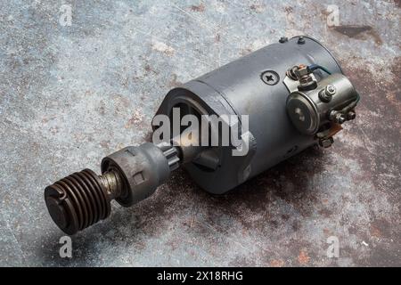 Rebuilt farm tractor starter and solenoid Stock Photo - Alamy