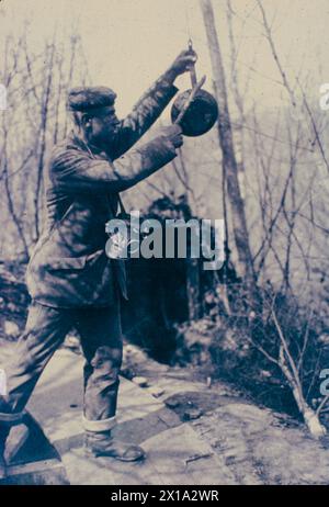WW1 - German gas attack Stock Photo - Alamy