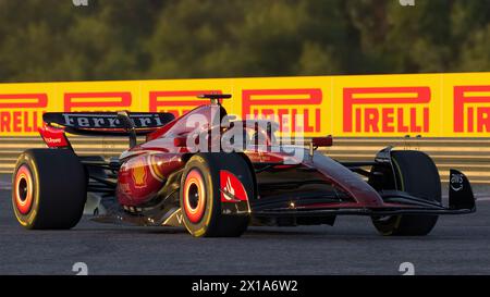 Ferrari SF-24 F1 2024 Formula One car in photo studio Stock Photo - Alamy