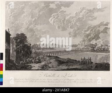 Napoleon Bonaparte with his army at the Battle of Lodi now exhibited in ...