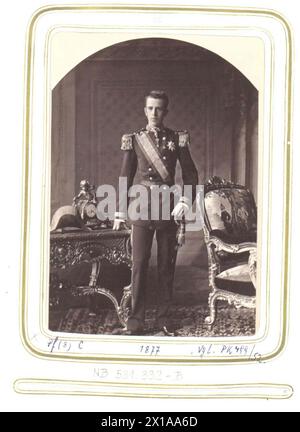 Rudolph, crown prince of Austria, reproduction in uniform. photographic ...