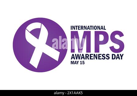 International MPS Awareness Day. May 15. Holiday concept. Template for ...