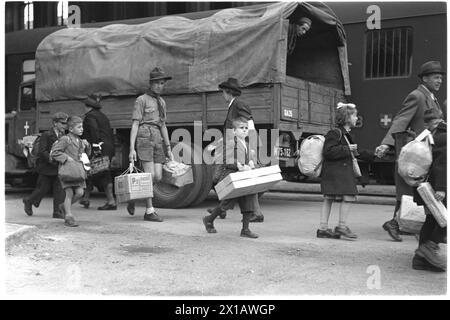 Swiss children's aid, comeback of children from the Switzerland to ...