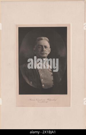 Count Franz Conrad von Hotzendorf (1852-1925), Chief of the General ...