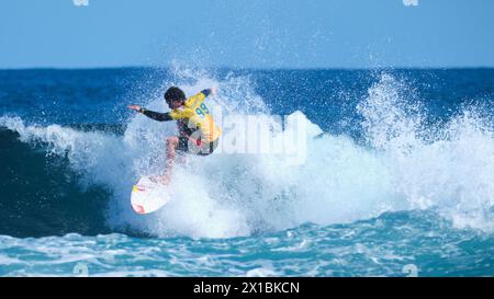 American professional surfer Griffin Colapinto competing at the 2024 ...