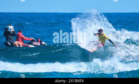 American professional surfer Griffin Colapinto competing at the 2024 ...